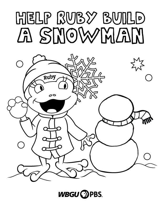 Ruby's Coloring Pages