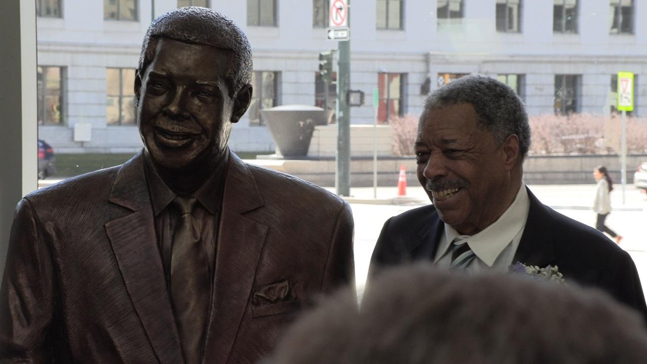 Former Denver Mayor Wellington E. Webb honored with new statue
