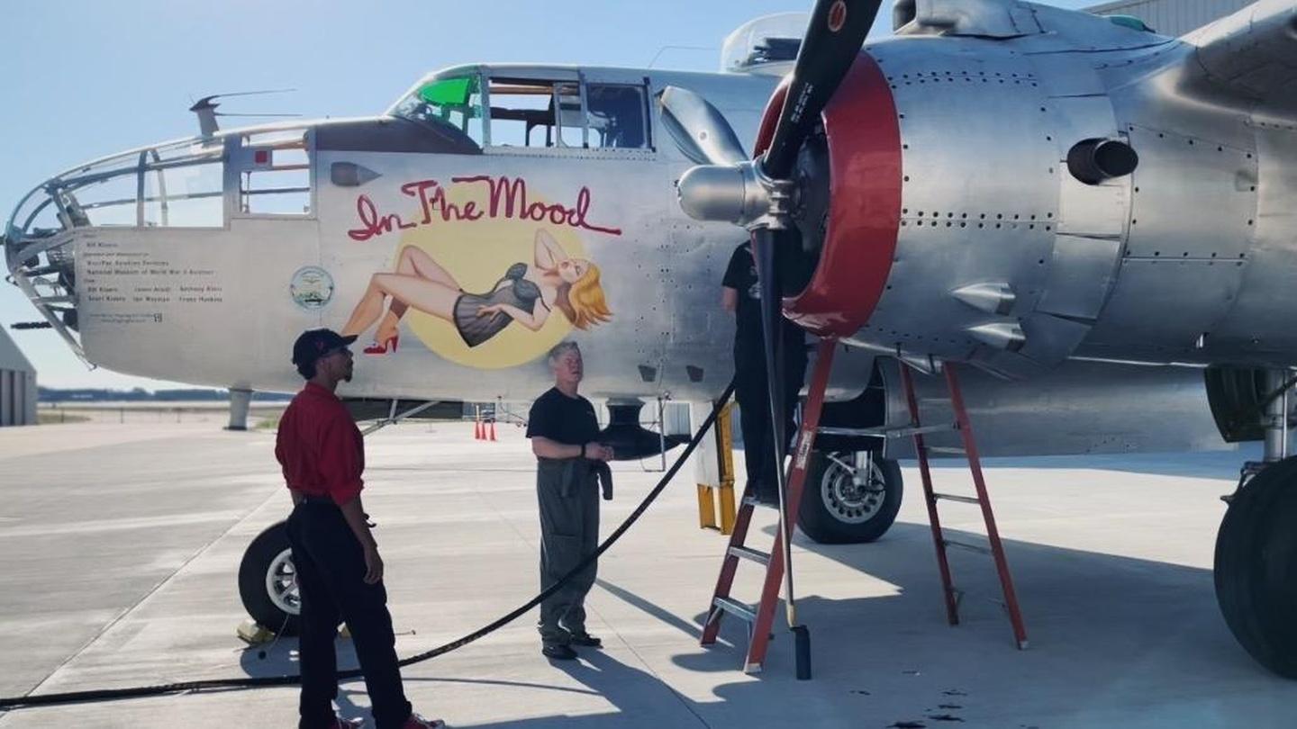 Volunteers take flight in restored World War II aircraft