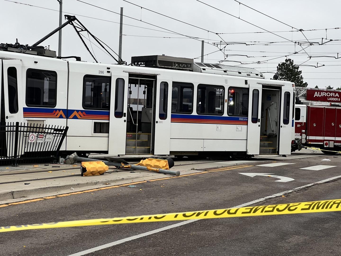 Video captures R Line train derailment that injured 3 people