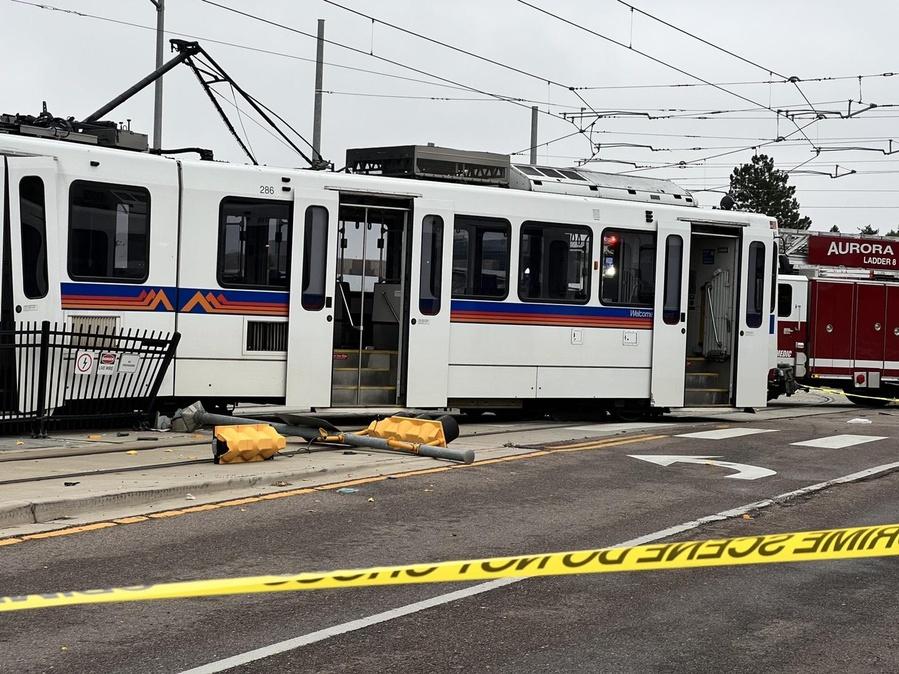 Video captures R Line train derailment that injured 3 people