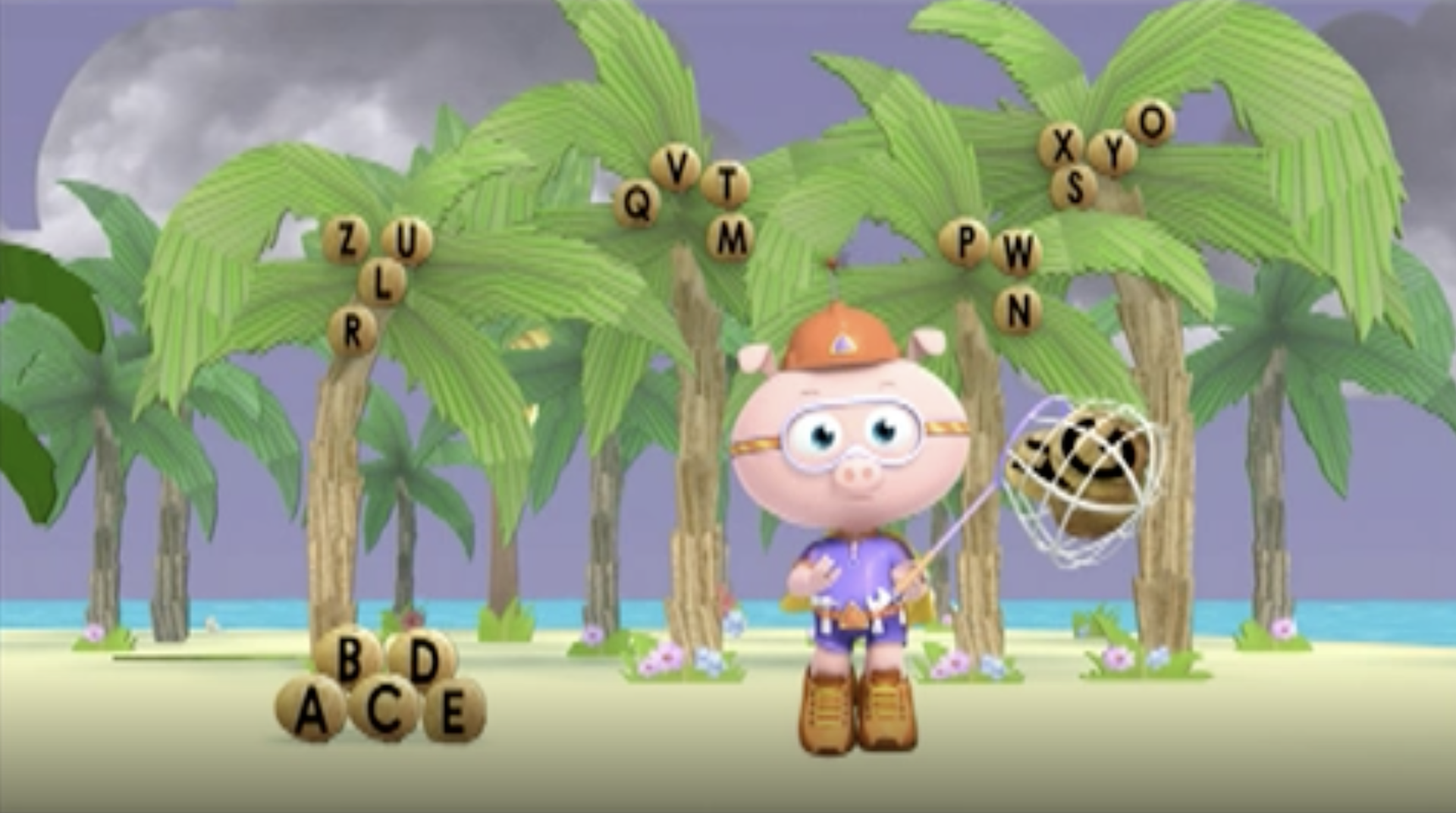 Alpha Pig's Coconut Game | Super Why!
