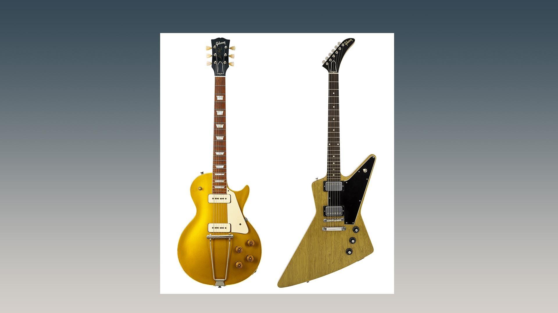 1952 Gibson Les Paul vs. '58/'67 Explorer - Old Guitars and the Local ...