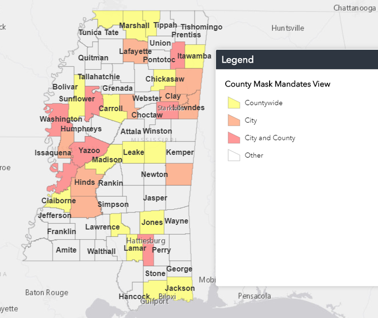 Mask mandate extended to seven additional counties