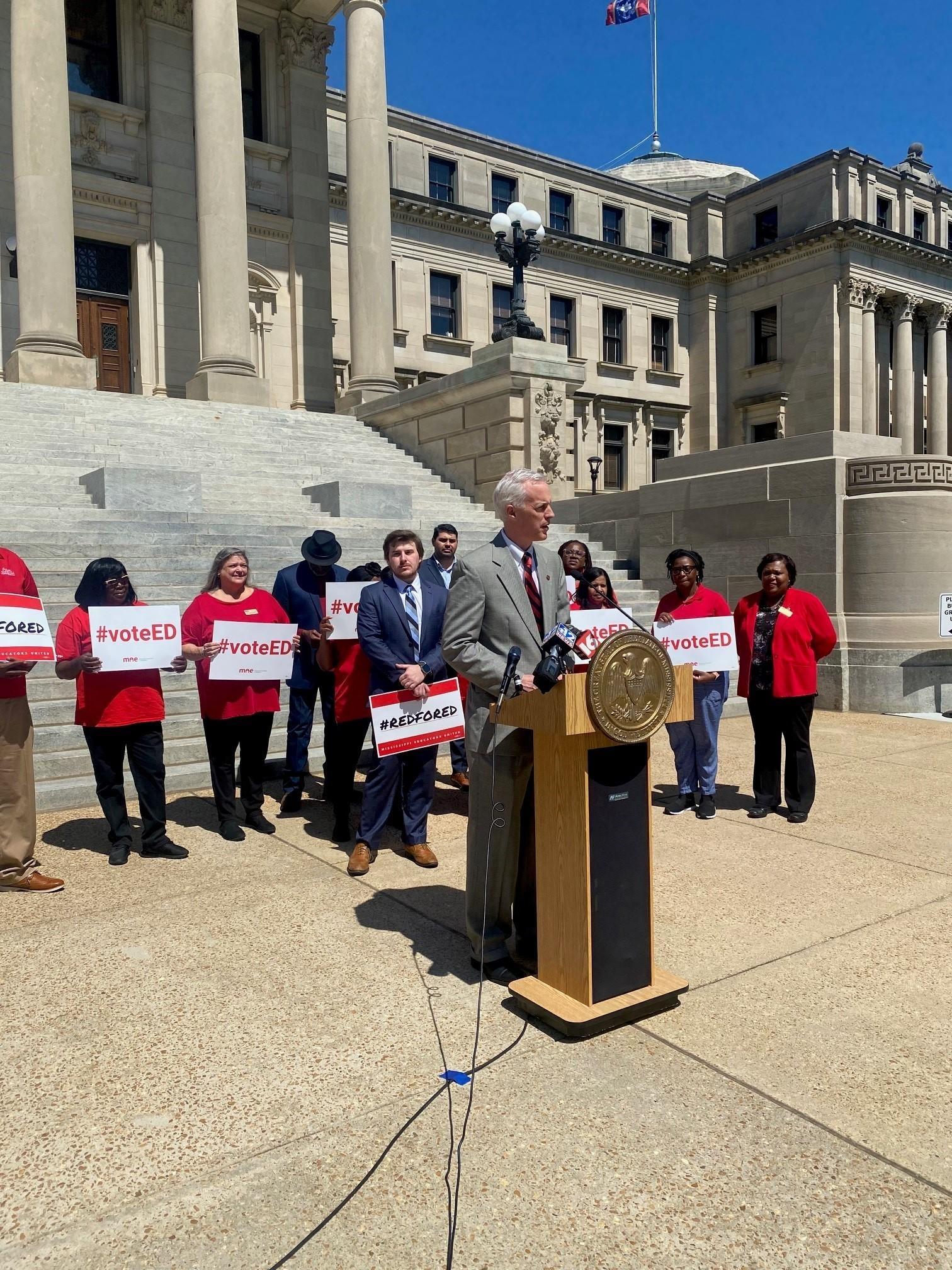 Teachers and advocates are taking to the capitol to urge lawmakers to ...