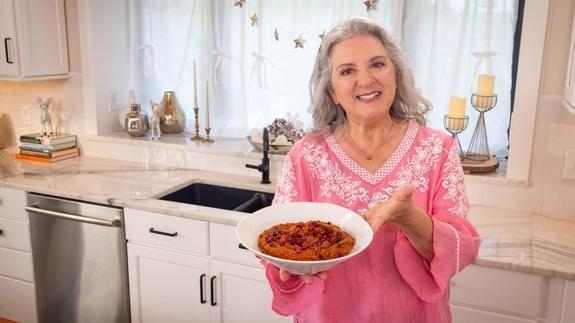 Savory Ham, Cheese and Spinach Bread Pudding | The Key Ingredient with ...