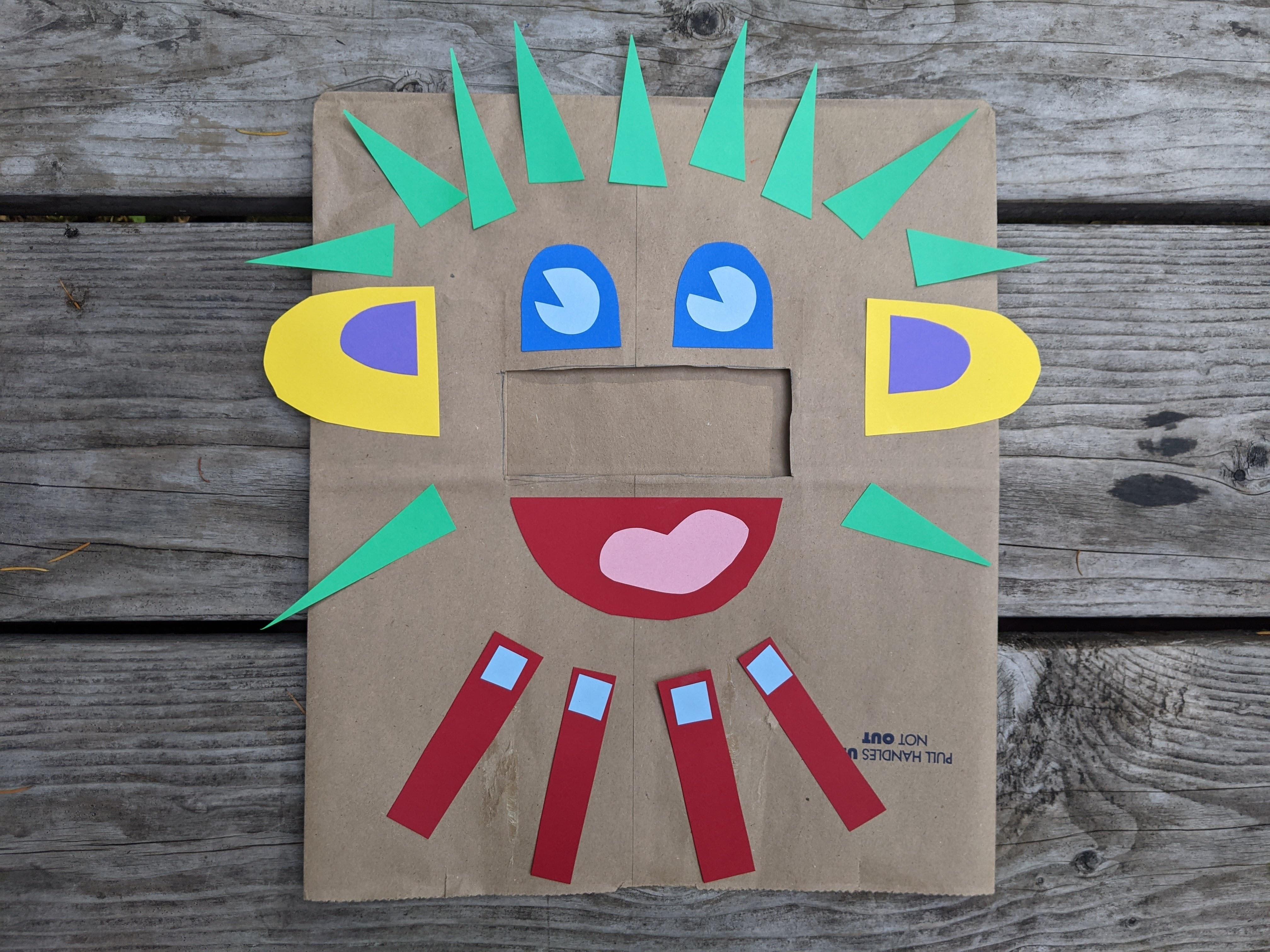 Paper Bag Monster Masks