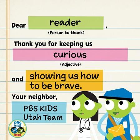 PBS KIDS Utah Thanks YOU!
