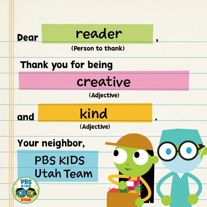 PBS KIDS Utah Thanks YOU!