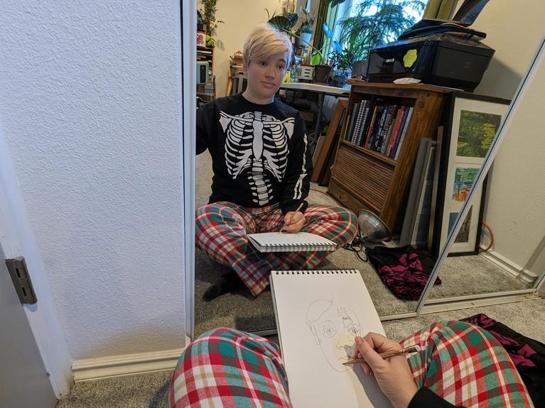 Missy's Blind Self Portrait