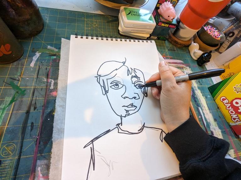 Missy's Blind Self Portrait