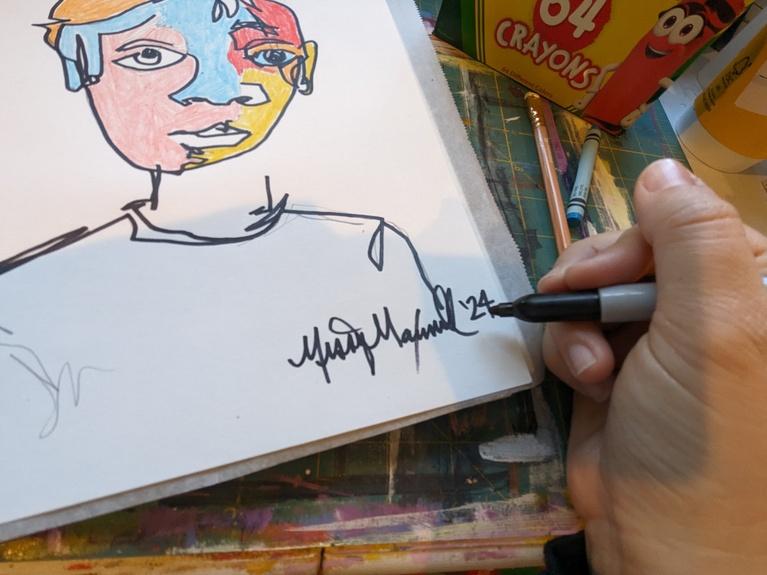 Missy's Blind Self Portrait