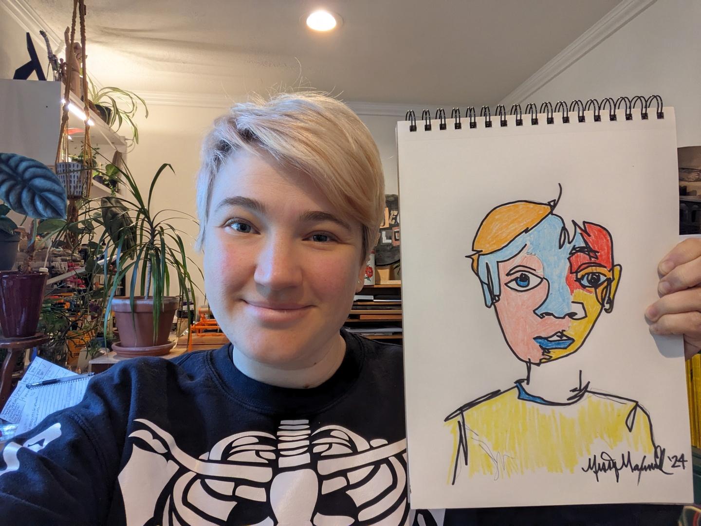 Missy's Blind Self Portrait