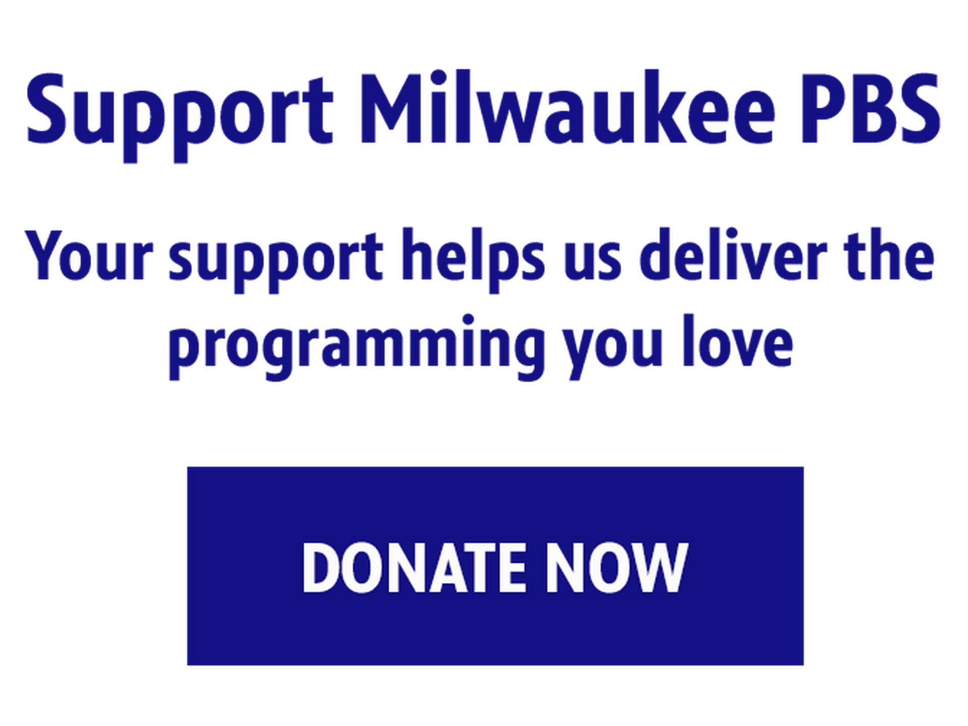 What is on Milwaukee PBS