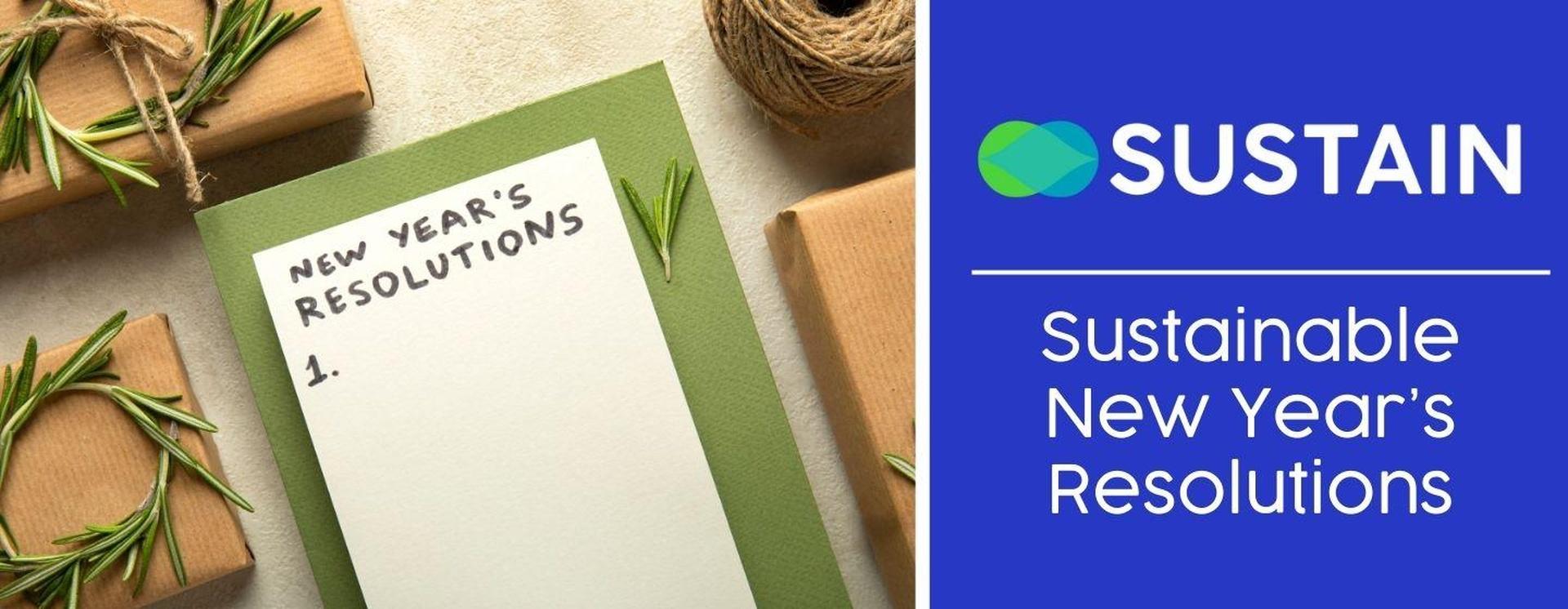 Sustainable New Year's Resolutions