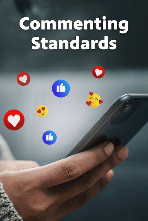 Lean our social media commenting standards