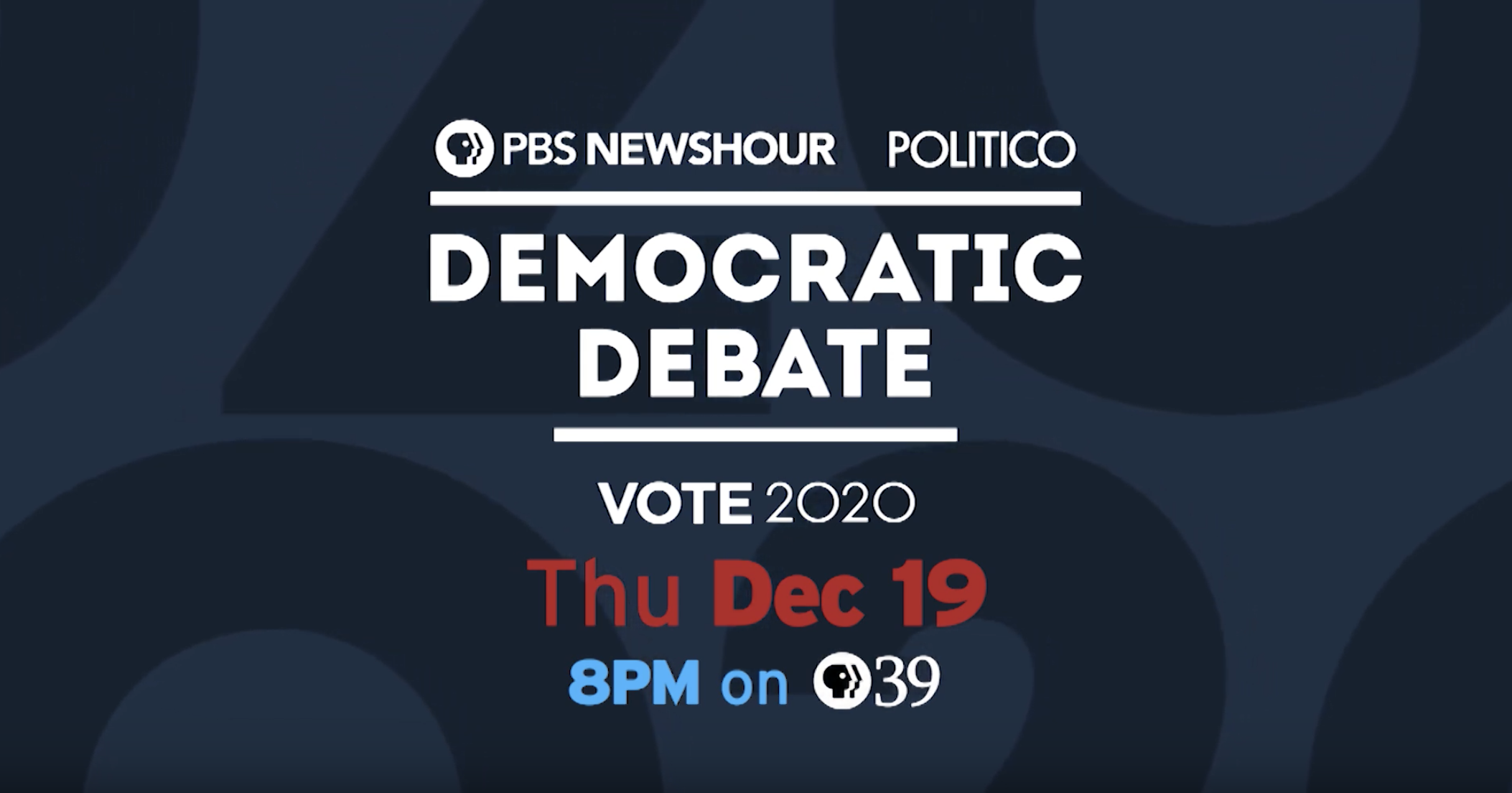 Lehigh Valley Public Media™ To Air National Democratic Debate on PBS39 ...