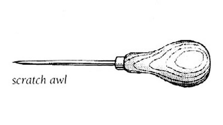 Awl, Scratch - Wood working Tool