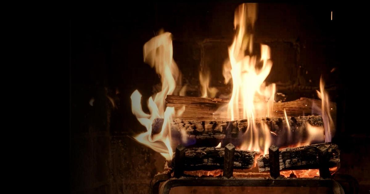 Crackling Fireplace with WETA Classical Music | WETA