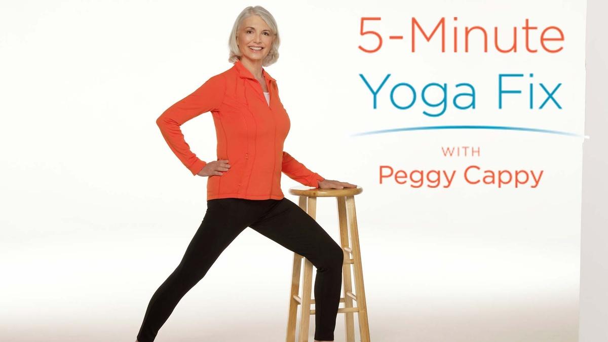 5 Minute Yoga Fix with Peggy Cappy | Video | THIRTEEN - New York Public ...