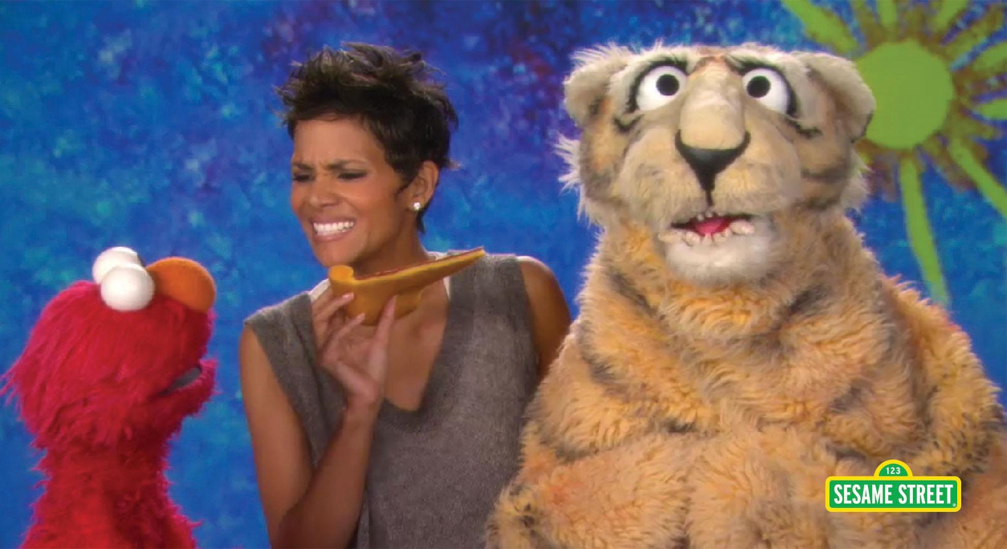 Halle Berry: Nibble | Sesame Street | PBS LearningMedia