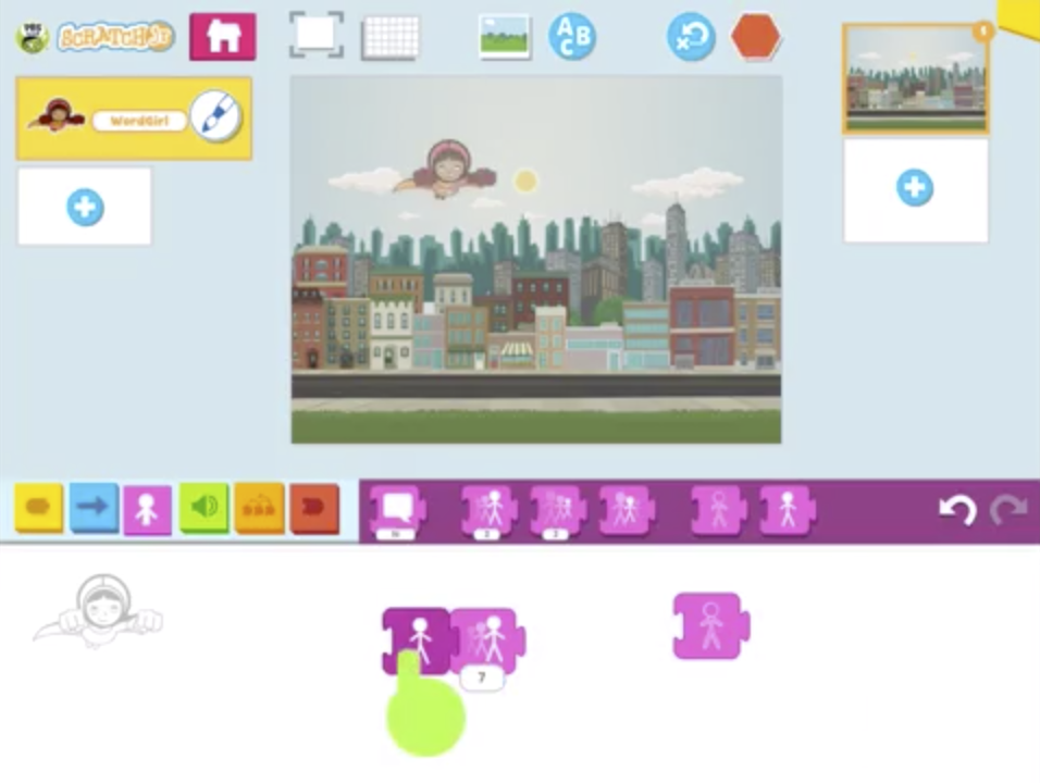 Tutorial Clips: Creature Powers | PBS KIDS ScratchJr | PBS LearningMedia