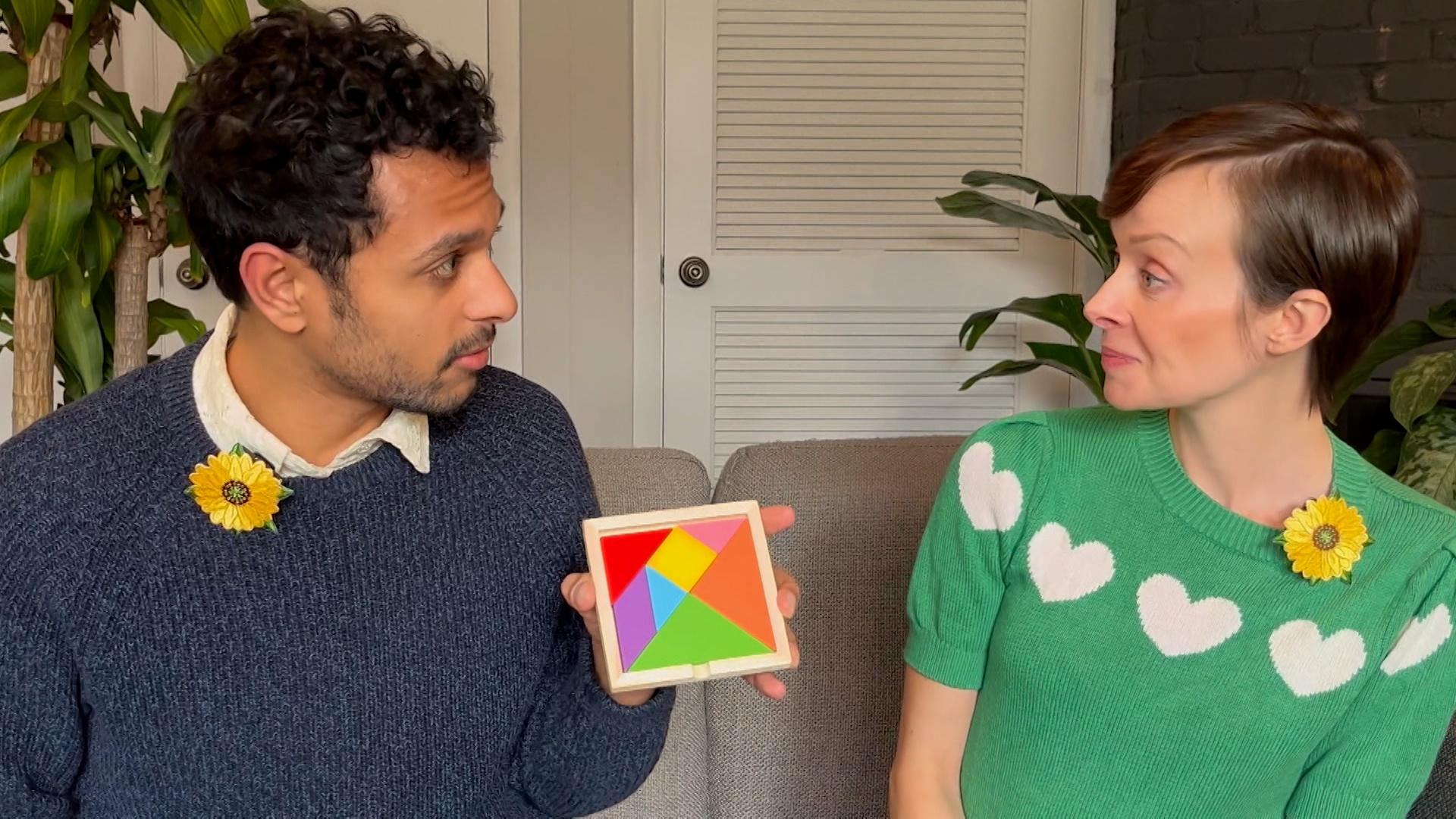 Using Tangrams to Make Flowers and Trees | Let's Learn | PBS LearningMedia