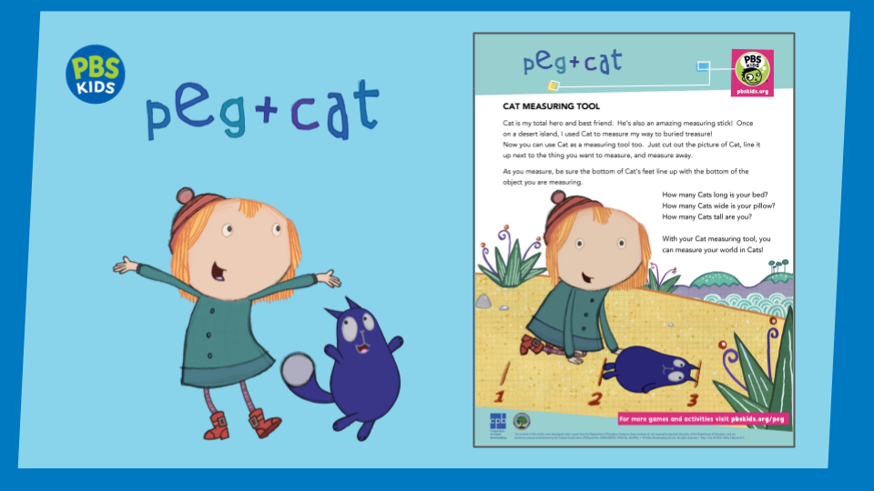 Measuring with Cat Home Activity | Peg + Cat | PBS LearningMedia
