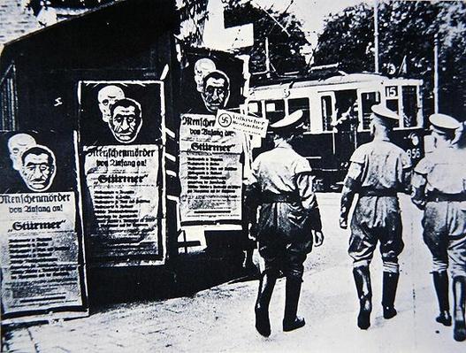 Anti-Jewish Nazi propaganda, Nuremburg, 1935 | PBS LearningMedia