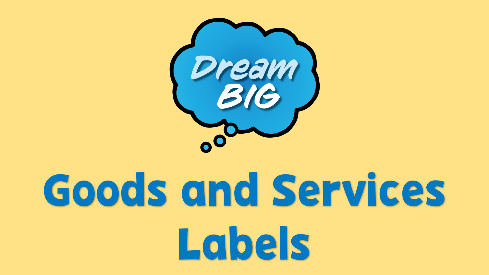 Goods and Services Sorting Labels: Dream Big! Camp | Ohio Learns 360 ...