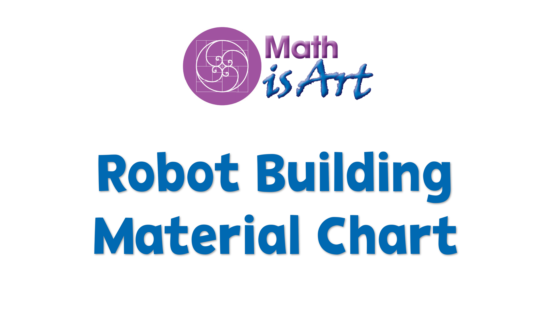 Robot Building Material Comparison Chart: Math is Art Camp | Ohio Learns 360 | PBS LearningMedia