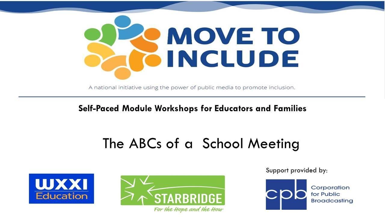 Slide Deck - ABCs of a School Meeting: Self-Paced Module | Move to ...