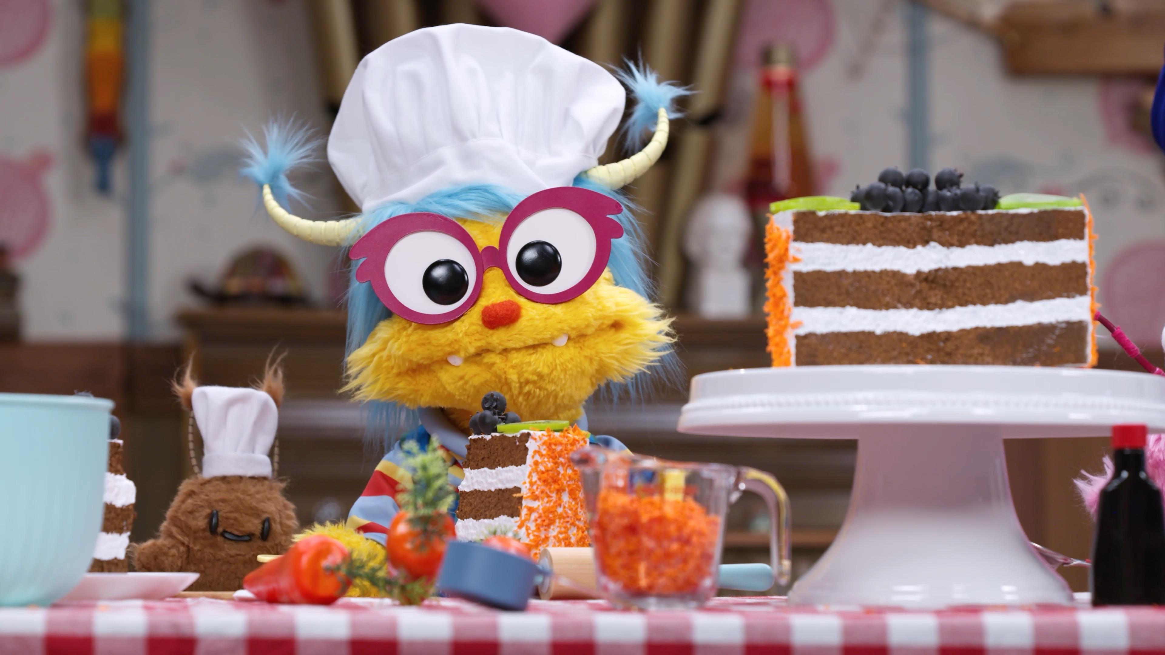 Blueberry Kiwi Upside-Down Carrot Cake | Albie's Elevator | Grades PreK ...