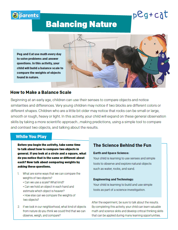 Balancing Scale For Kids