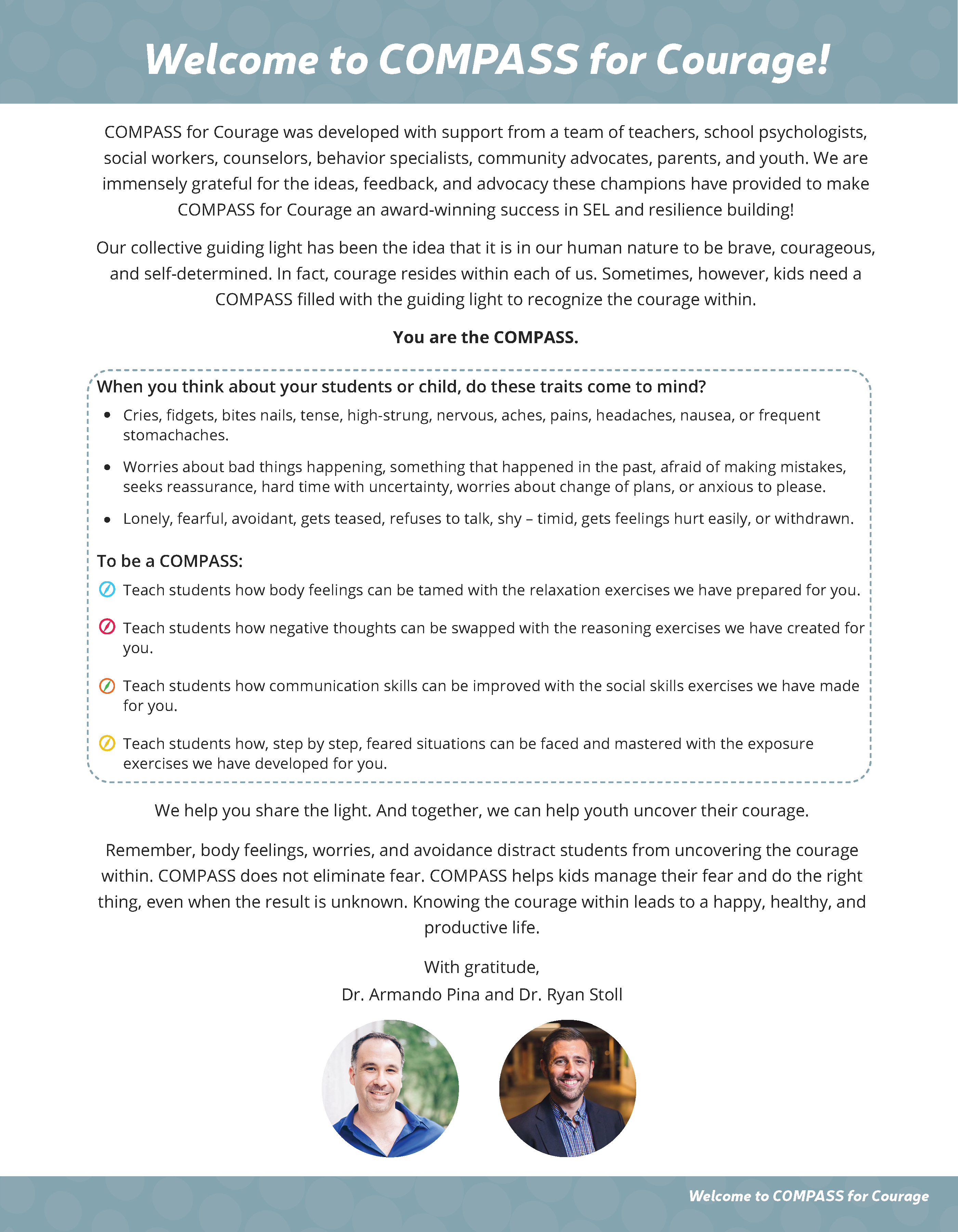 Module 1 Guidebook - Welcome | Compass for Courage | PBS LearningMedia