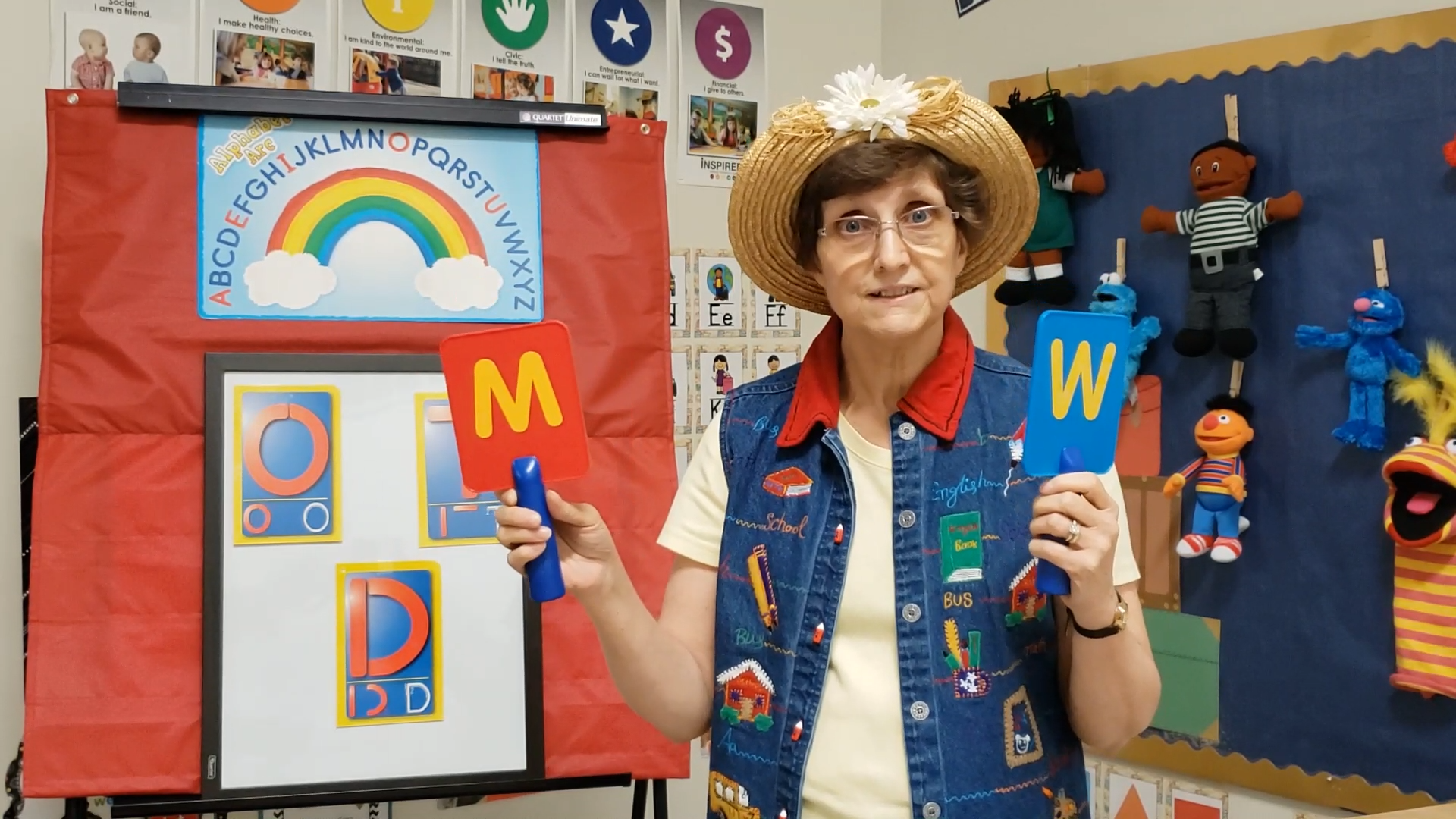 Learning Letters M, W, O, T, D | Circle Time at Home | Grades PreK-K ...