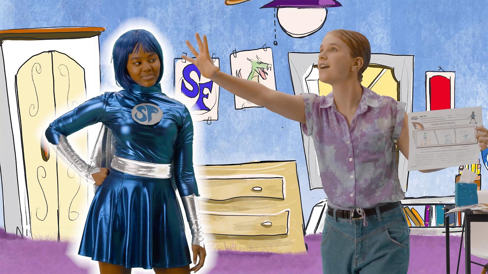 Super Flip and the Plot Elements | Take the Stage | PBS LearningMedia Super Flip and the Plot Elements | Take the Stage | PBS LearningMedia