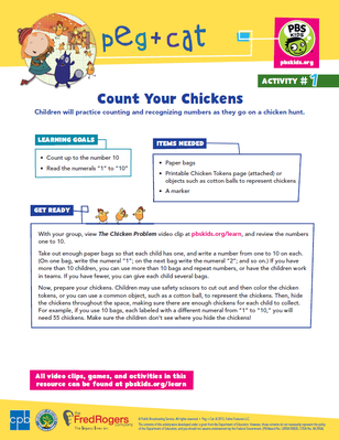 Numbers and Counting - Peg + Cat | PBS KIDS Lab | English Language Arts ...