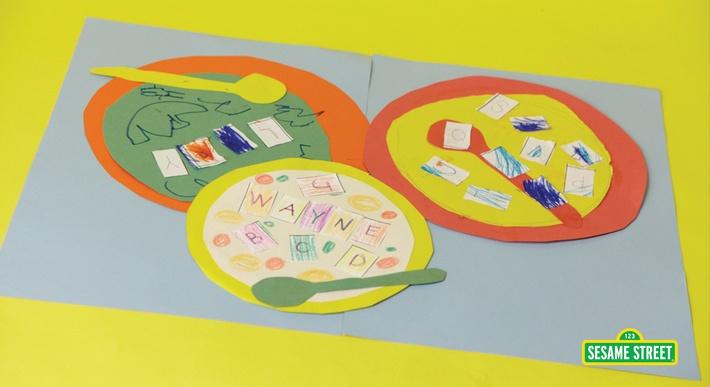 Alphabet Soup Craft | Sesame Street | Preschool | Document | PBS ...