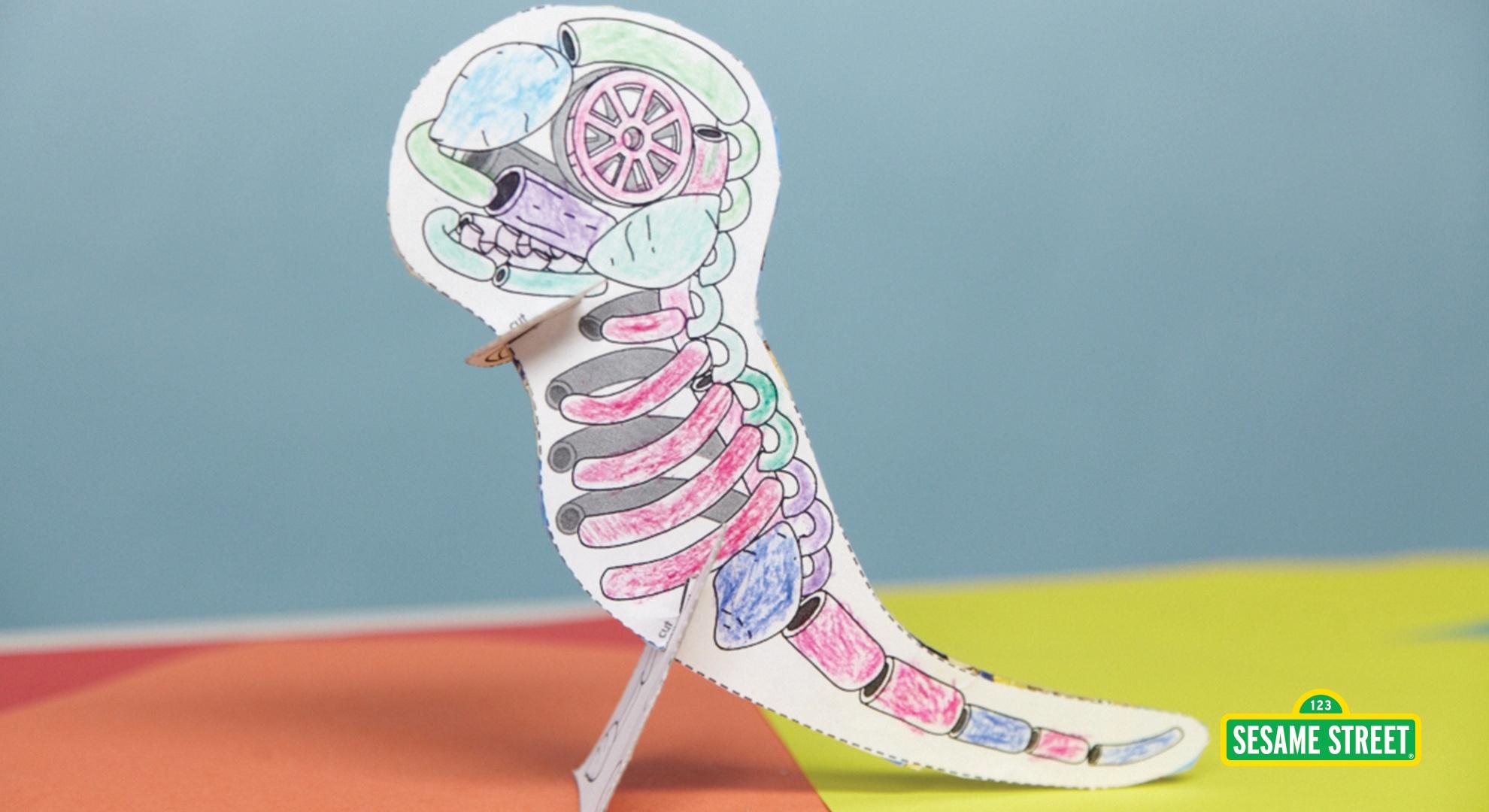 Make a Macaronisaurus Craft | Sesame Street | PBS LearningMedia