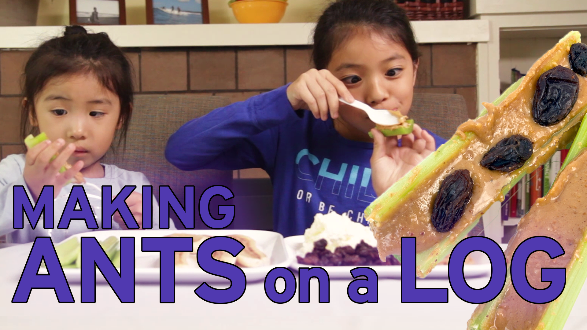 Quick and Fun Snack: ANTS ON A LOG | Full-Time Kid | PBS LearningMedia