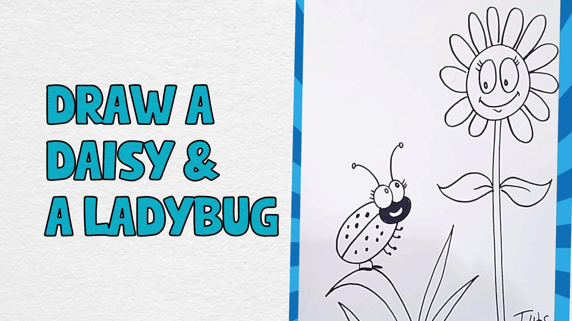 Draw a Daisy and a Ladybug | Cartoon Academy | PBS LearningMedia