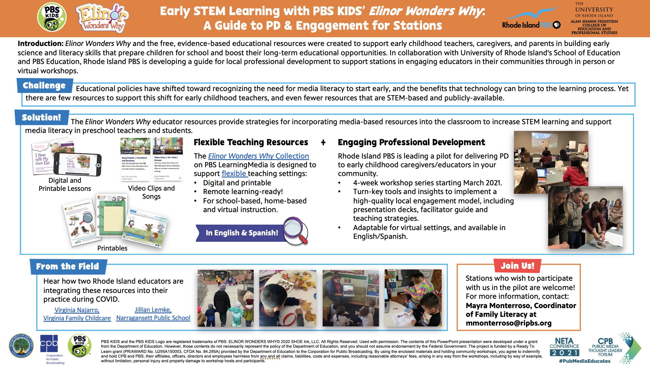 Mayra Monterroso | NETA 2021 Poster Session | PBS LearningMedia
