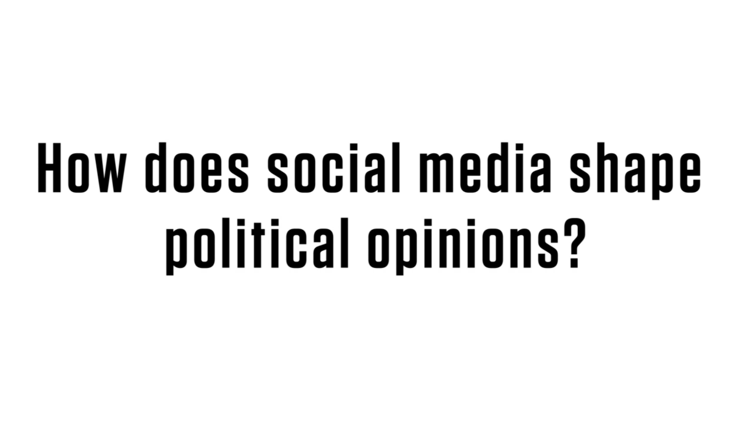 How Social Media Shapes Political Opinions | We The Voters | Grades 6-8 ...