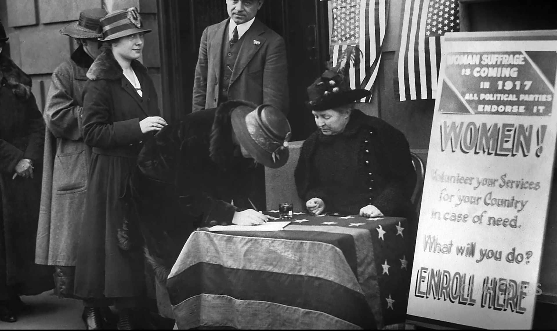 NAWSA Supports U.S. Entry into World War I | Carrie Chapman Catt | PBS ...