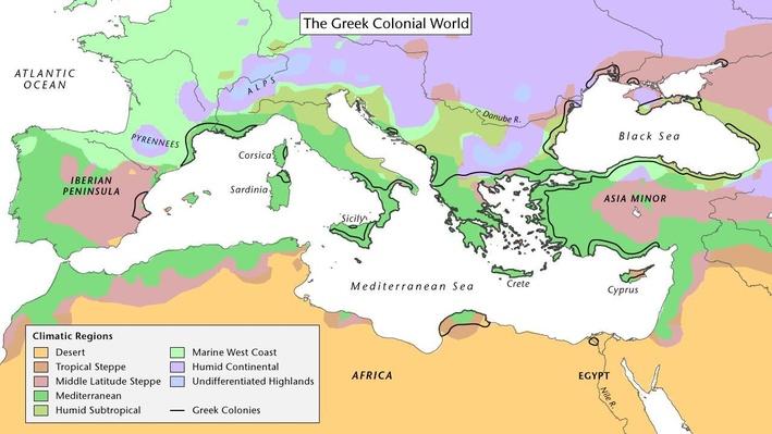The Greeks Colonize the Mediterranean | Social Studies | Media Gallery ...