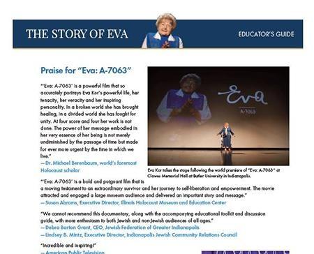 Praise for "Eva: A-7063" and Education Program | PBS LearningMedia