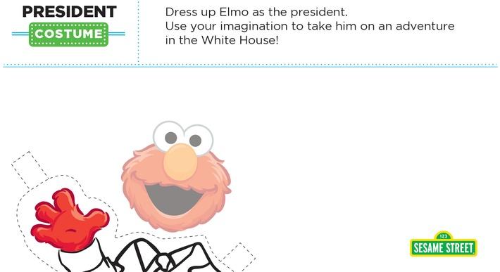 Elmo the Musical: President Costume Printable | Sesame Street ...