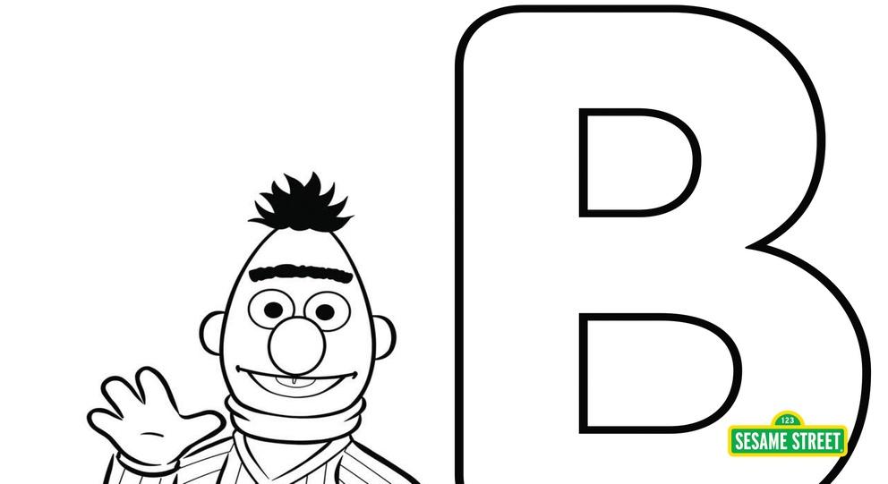 sesame street coloring pages letters with designs