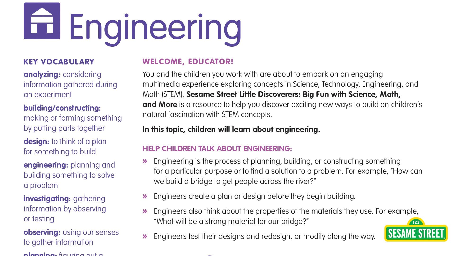 Engineering | Sesame Street | PBS LearningMedia